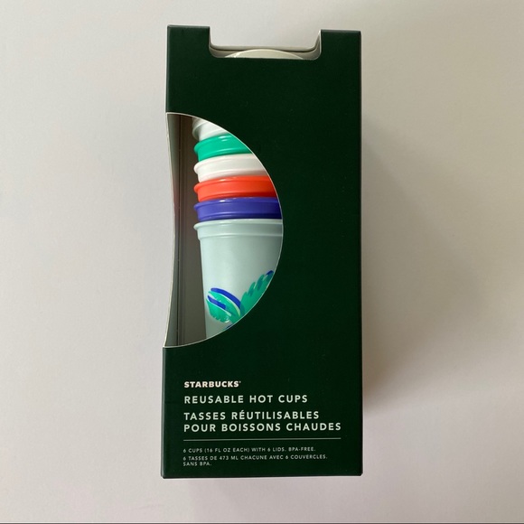 Starbucks | Kitchen | Starbucks Summer 220 New Reusable Hot Cups ...
